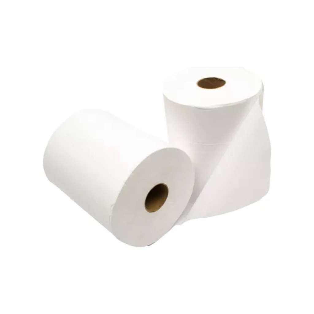 Papel Toalha Bobina 1 Rolo De 20 X 200m Branca 100% Celulose | Shopee ...