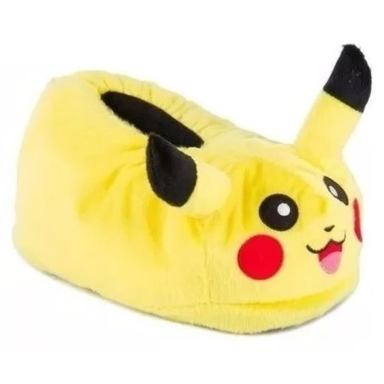 Pantufa Antiderrapante Pokémon Pikachu 3D Unissex | Shopee Brasil