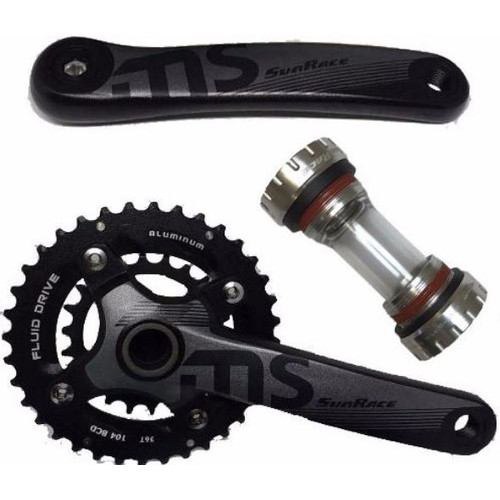 Pedivela Sunrace Ms66 Driven 10v 36/22t Hollowtech Integrado | Shopee ...