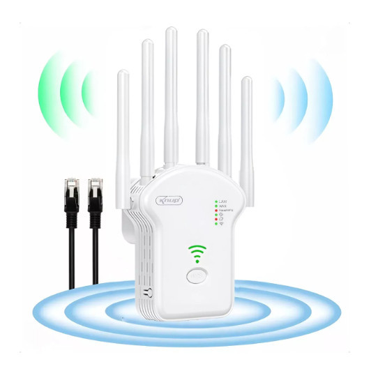 Repetidor Wifi 300 MBPS 6 Antenas Sem Fio Sinal Wireless Amplificador ...