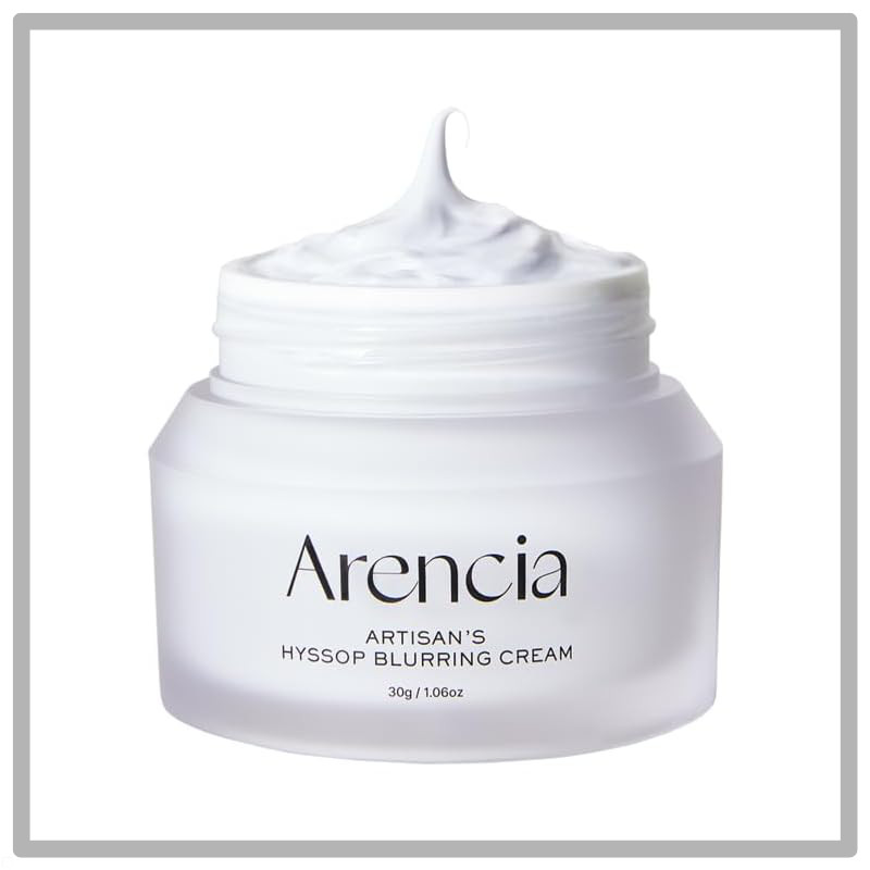 Arencia Hyssop Blurring Cream 30g and 50g - Vegan, Moisturizing Care ...