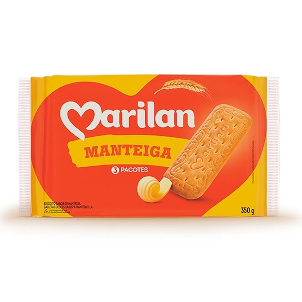 Biscoito Marilan Manteiga 350g | Shopee Brasil