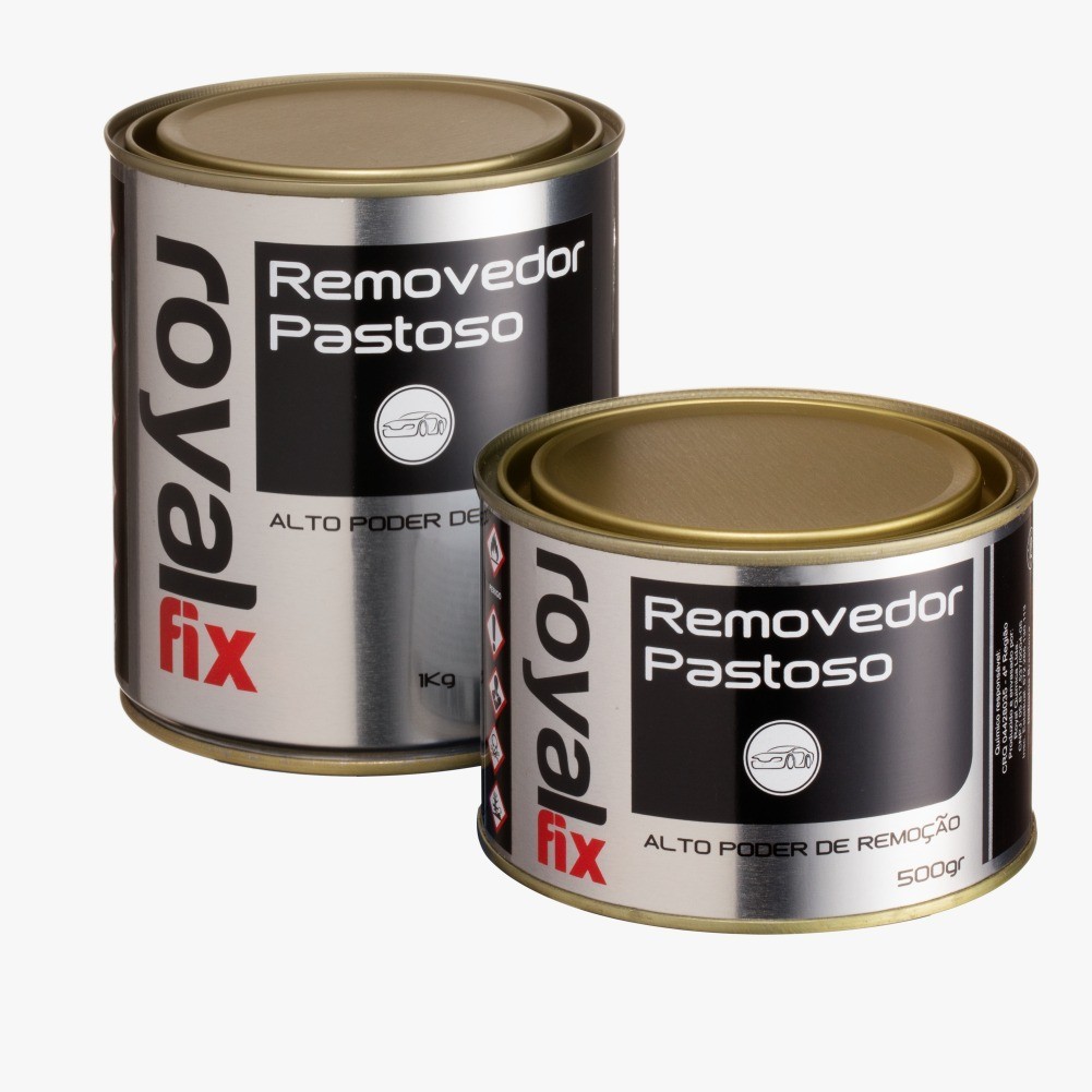 Removedor Pastoso de Tintas e Vernizes 500g ou 1Kg Royal Fix | Shopee ...