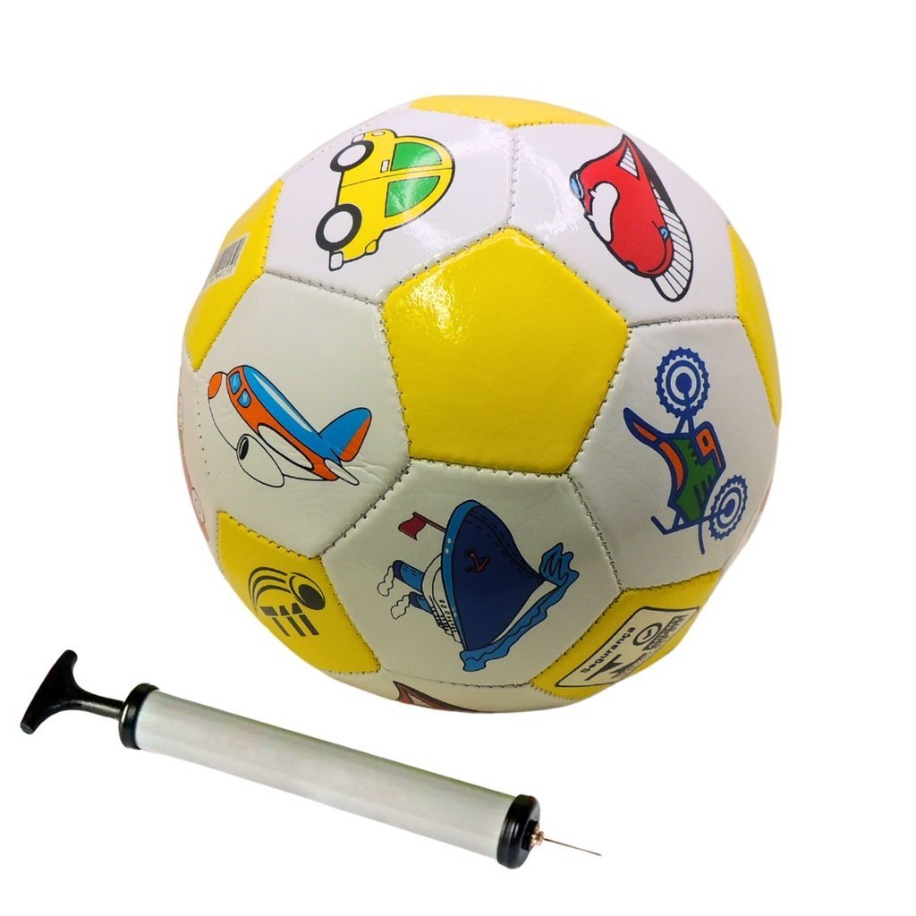 Bola Infantil Futebol Campo Recreação Couro Sintético N/3 | Shopee Brasil