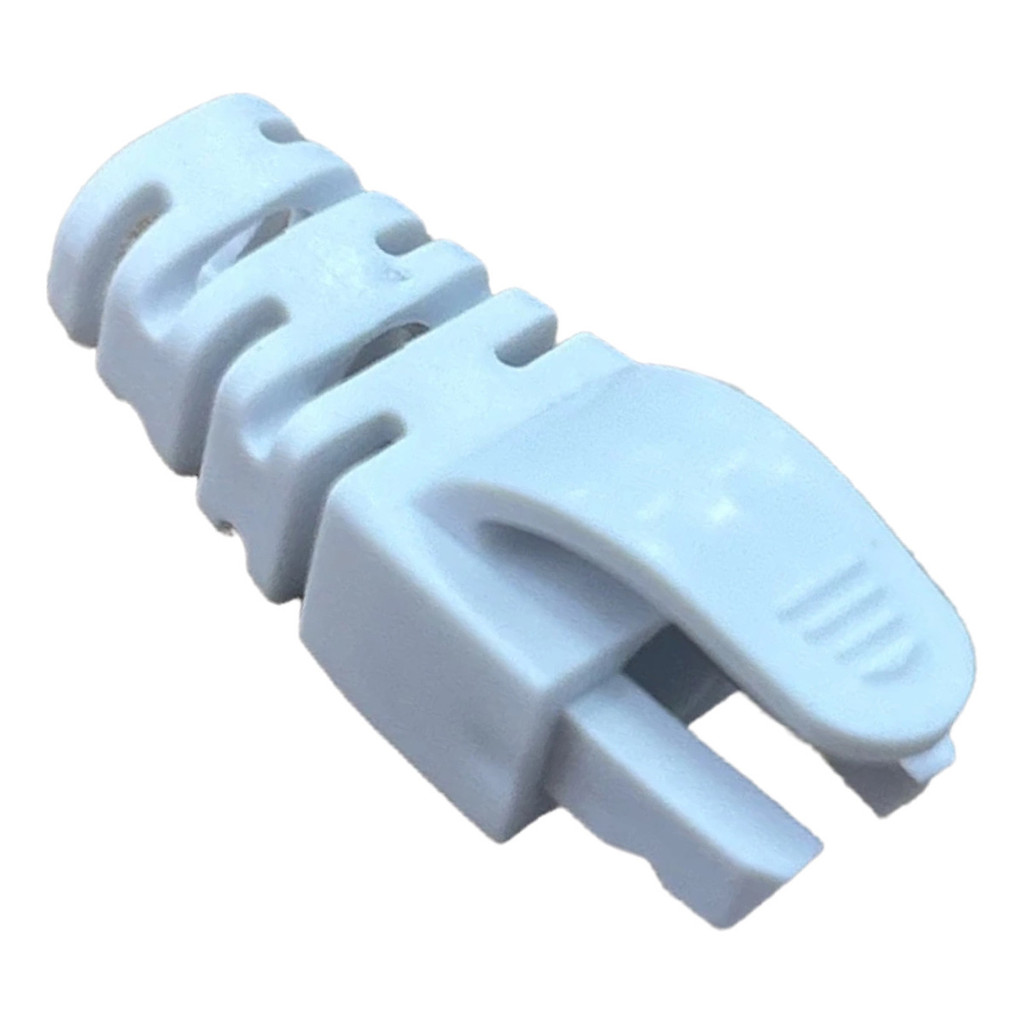 50 Unid Capa Snap In Para Rj45 Boot Cat5e/cat6 Branco | Shopee Brasil