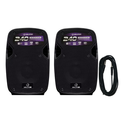 Kit 2 Caixas De Som 8 Polegadas Flex Kit FK240X Ativa E Passiva Waldman 240W RMS Bivolt Com ...
