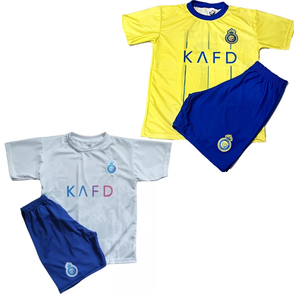 Conjunto Cristiano Ronaldo Infantil CR7 Al Nassr Camisa e Short - Envio Imediato. | Shopee Brasil