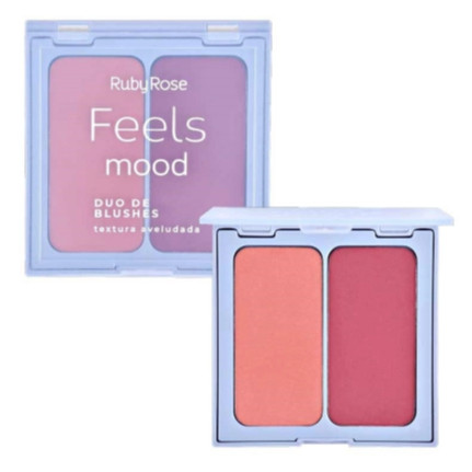 Duo de blushes Feels Mood - Ruby Rose | Shopee Brasil