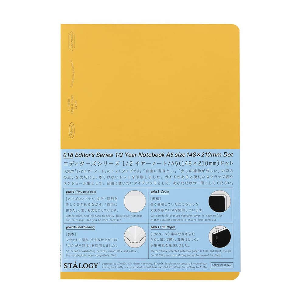 NITOMS STALOGY A5 Notebook - 365 Days, Various Formats and Colors ...