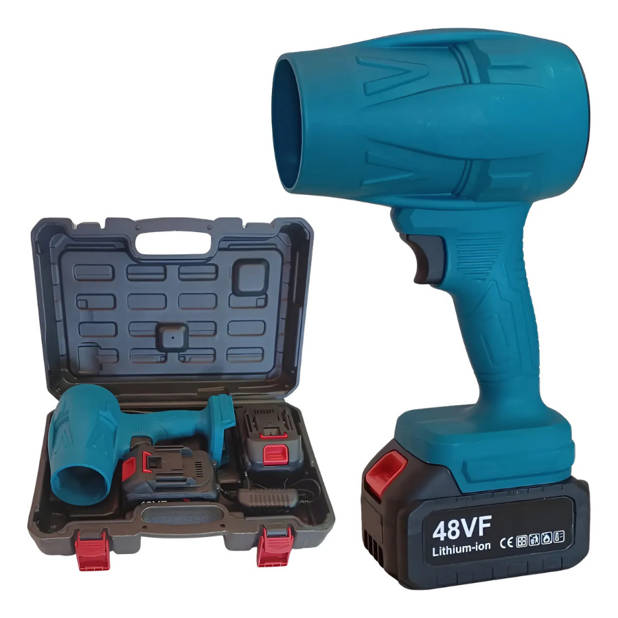 Soprador Turbo Portátil Folhas Maleta 2 Baterias 48v Jardim | Shopee Brasil
