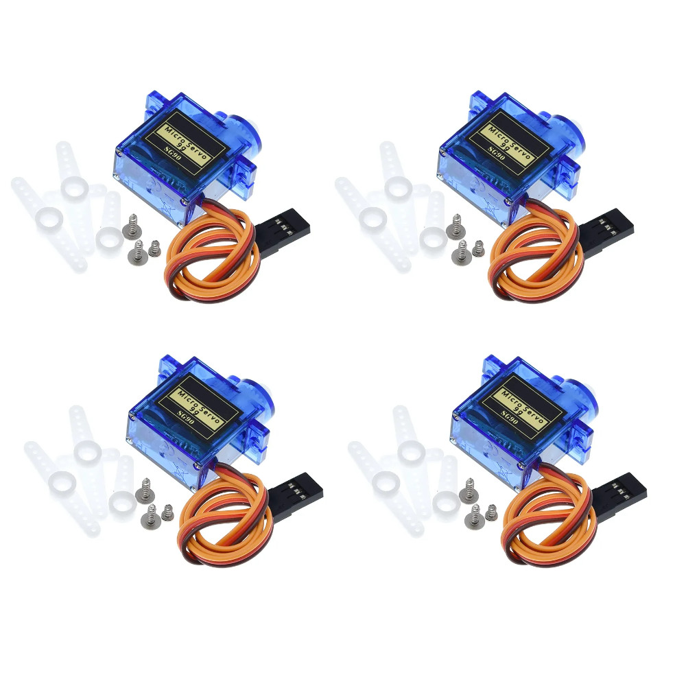 4x Micro Servo Motor 360 Graus 9g Sg90 Arduino | Shopee Brasil