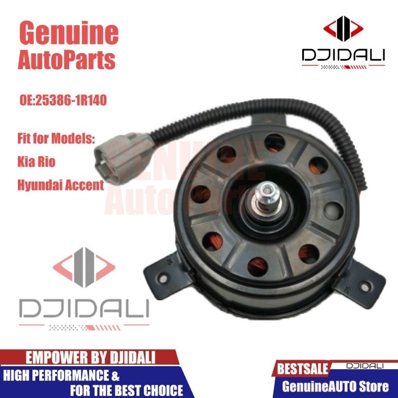 Hyundai Accent/Kia Rio Radiador/Condensador Do Motor Ventilador 25386 ...