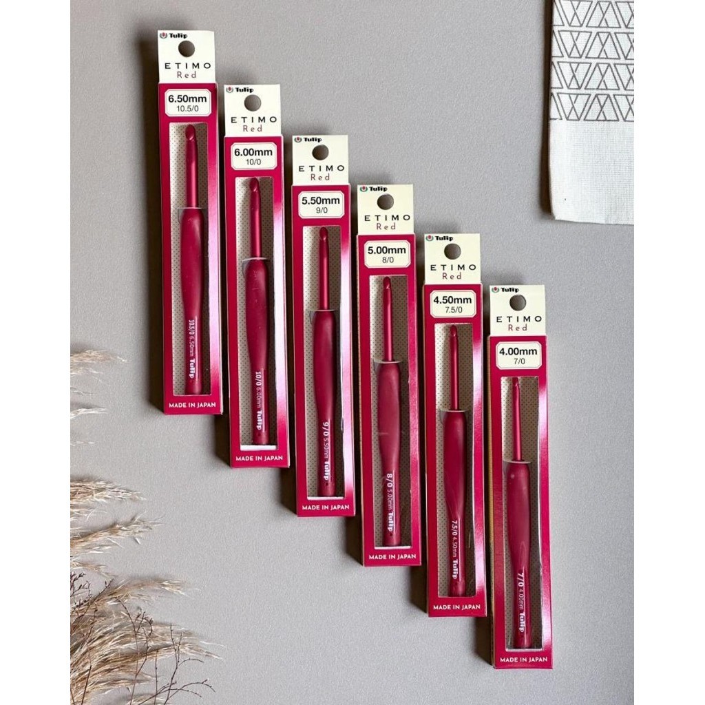 Agulha de Crochê | Etimo Red - Tulip | Shopee Brasil