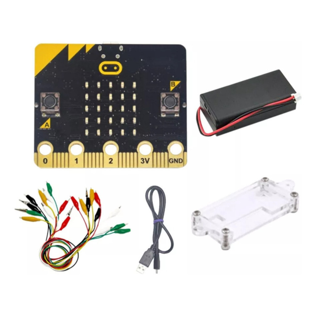 Placa De Desenvolvimento Diy Microbit Para Iniciantes Python | Shopee ...