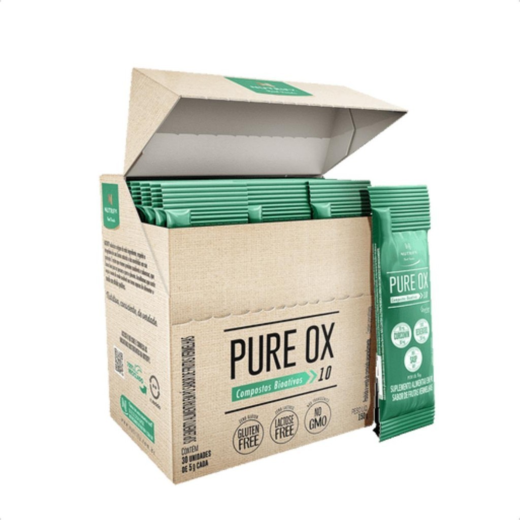 Pure OX 10 Compostos Bioativos 30 Sachê 5g Nutrify | Shopee Brasil
