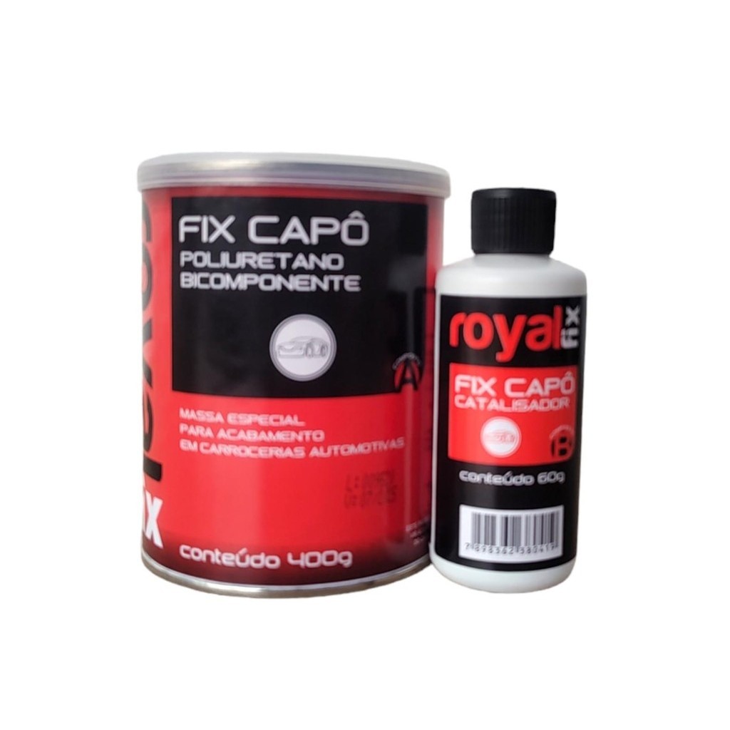 Adesivo Kpo Fix Capô Emborrachado 400g Com Catalisador 60g Royal ...