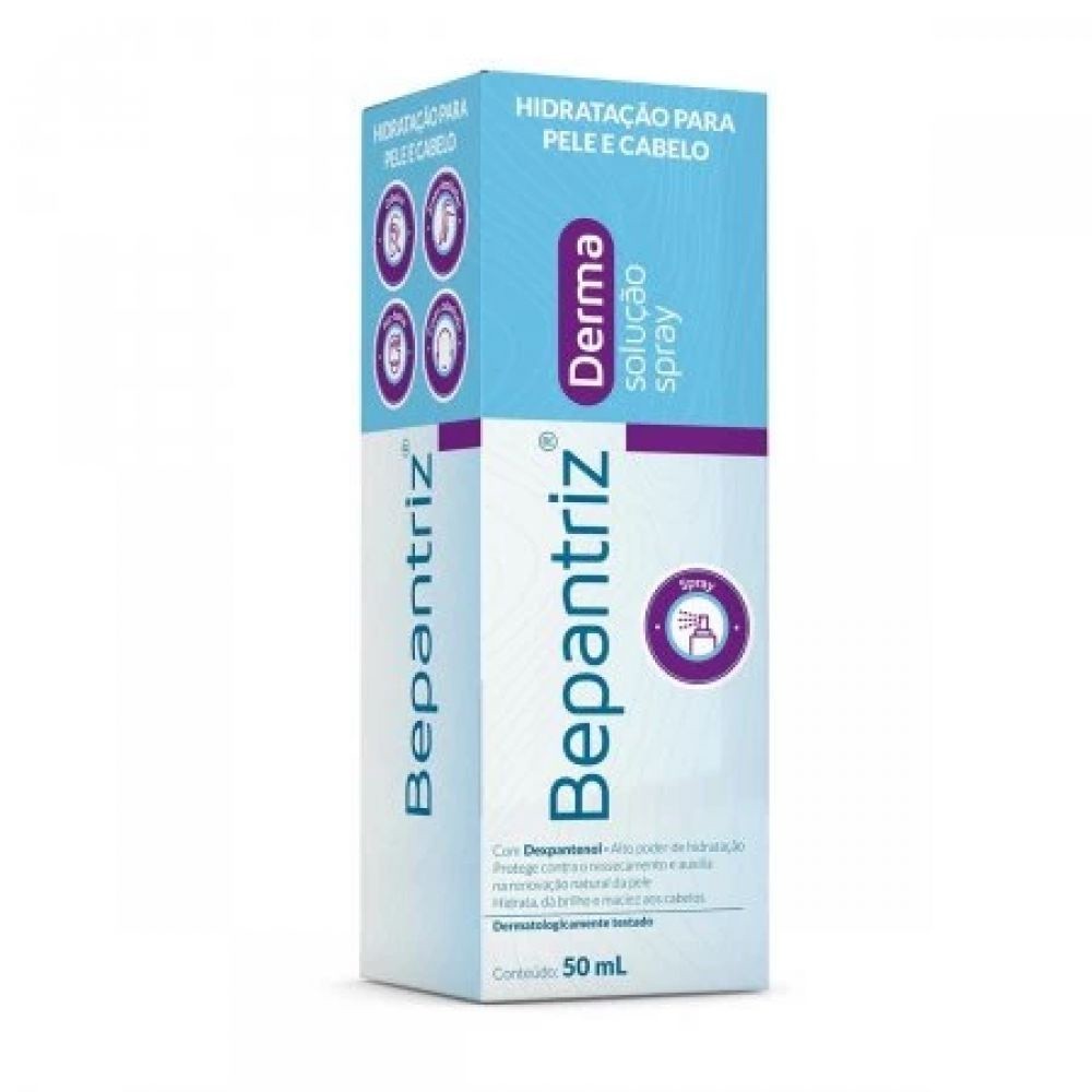 Bepantriz Derma Solucao Spray Pele e Cabelo com 50ml- Cimed | Shopee Brasil