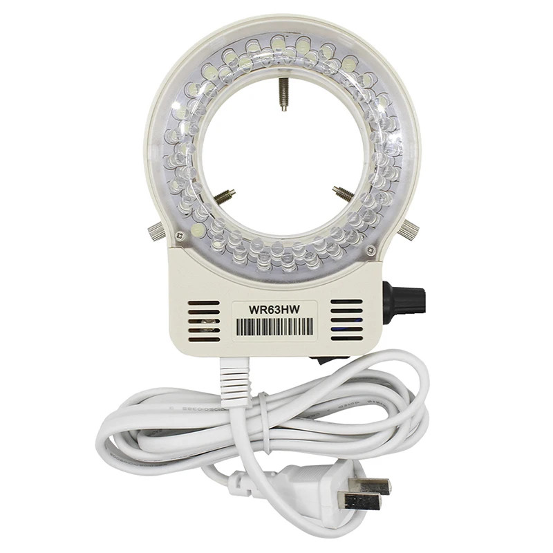 Microscópio 56 LED Anel Luz Iluminador Lâmpada 0-100 % Ajustável ...