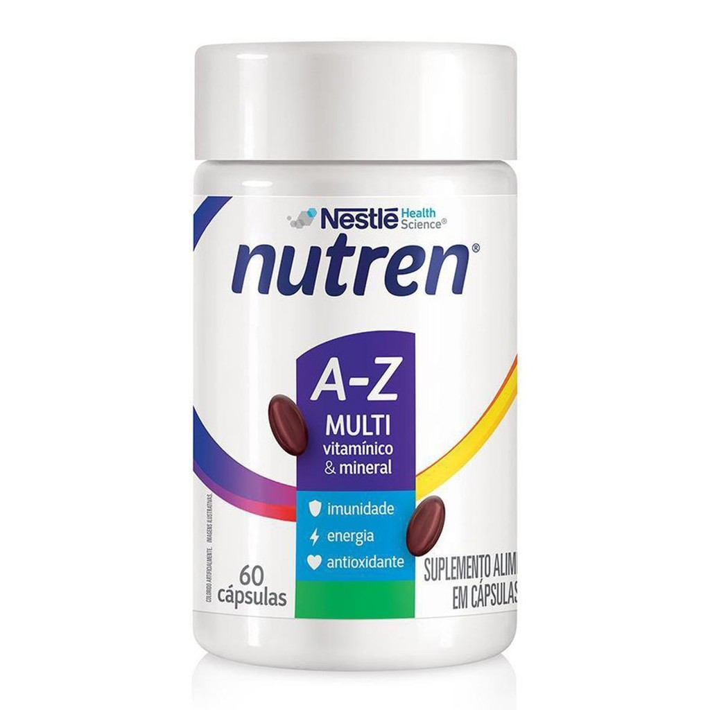 Nutren A-Z Multi Nestlé Com 60 Cápsulas | Shopee Brasil