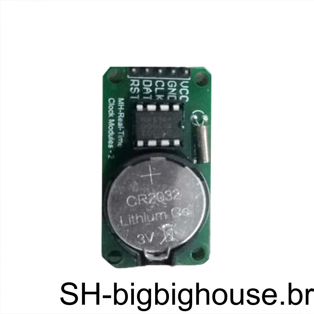 Módulo De Relógio Em Tempo Real RTC DS1302 PIC SMD Para ARM AVR | Shopee Brasil