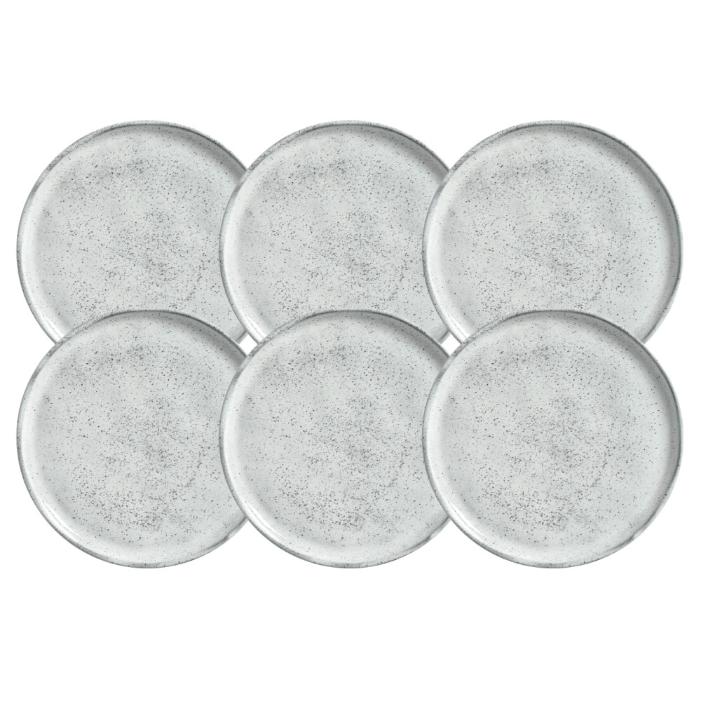 Jogo De Pratos Raso Jantar Refeição 27,5cm Kit 6 Peças Bio Echo ...