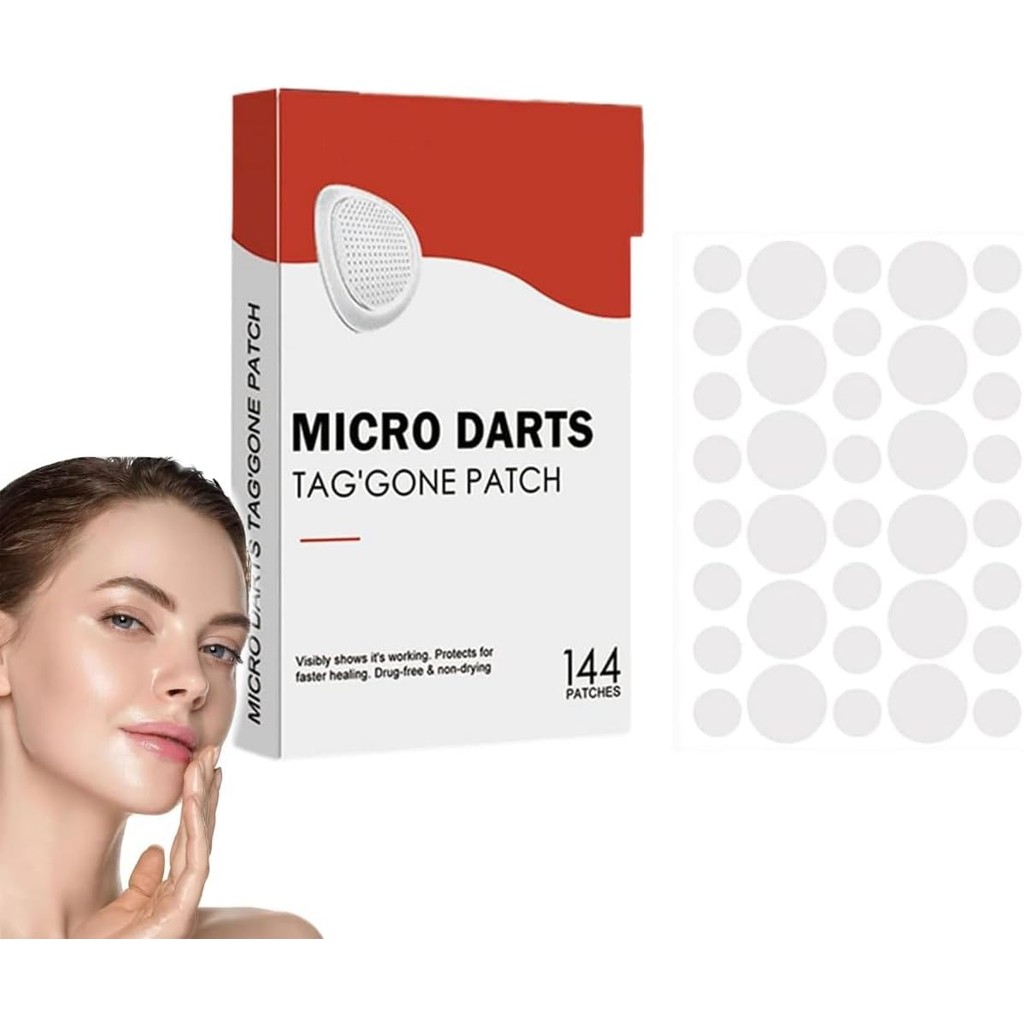 Patchs Microdarts Tag'gone, Patchs pour éliminer les acrochordons, Patch Micro Darts Tag Gone ...