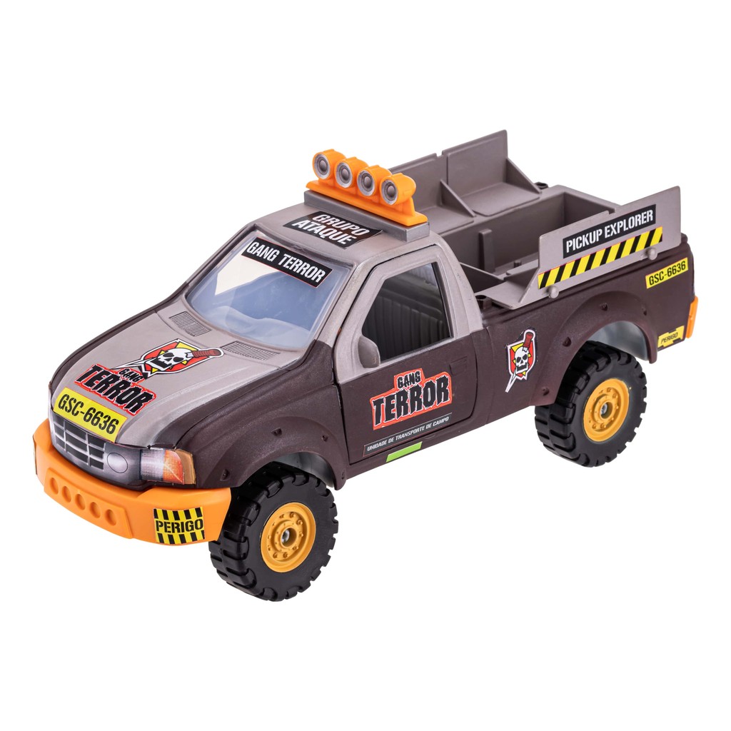 SOS COMMANDOS - GANG TERROR PICK-UP EXPLORER (INCLUI 1 FIGURA) | Shopee ...