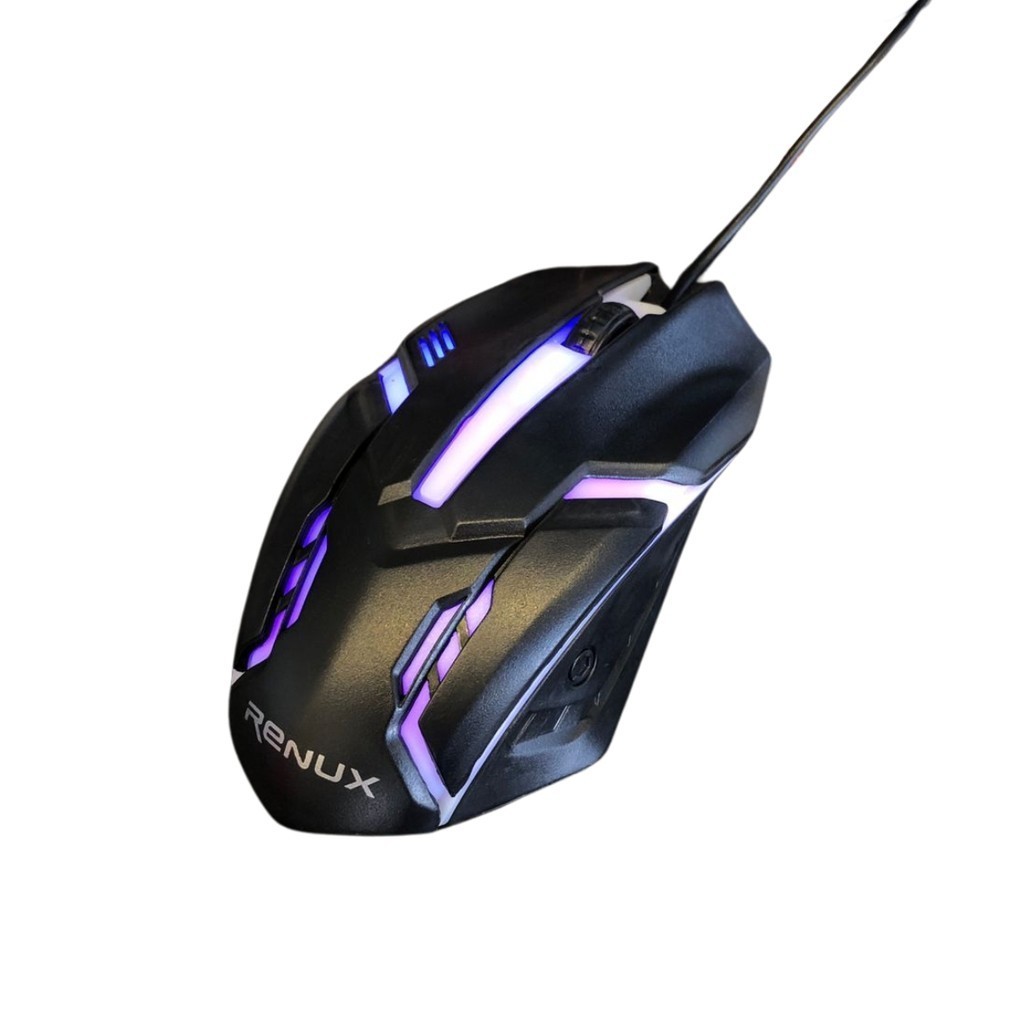 Mouse Gamer Pro Led Rgb 3000 Dpi 3.0/2.0 Com Fio Renux 525 | Shopee Brasil