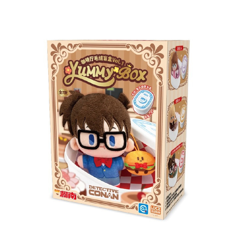 Detetive Original Conan Cafe Blind Box Pingente Anime Figura ...