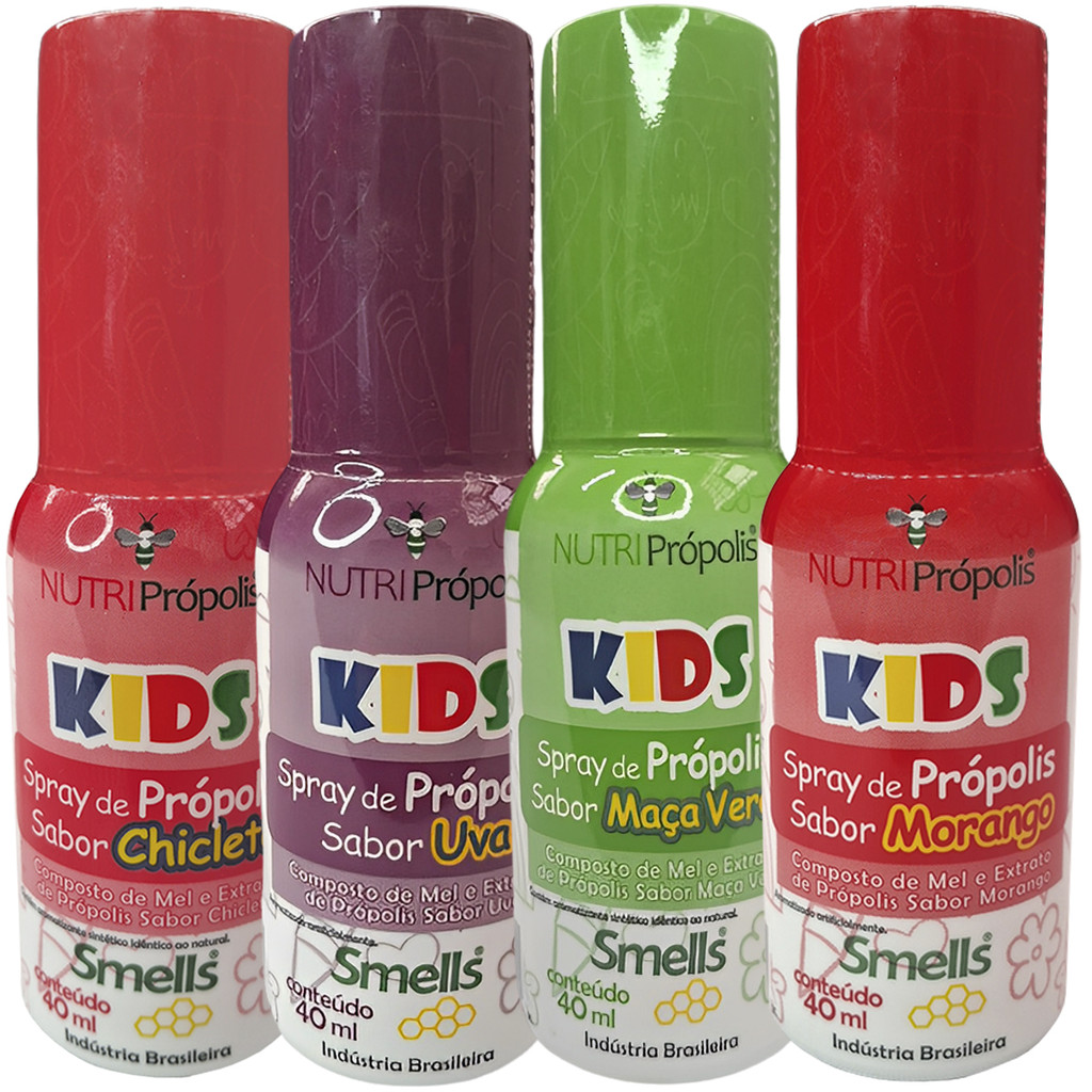 Spray Bucal Composto Mel Extrato Própolis Linha Kids NutriPropolis Sem ...