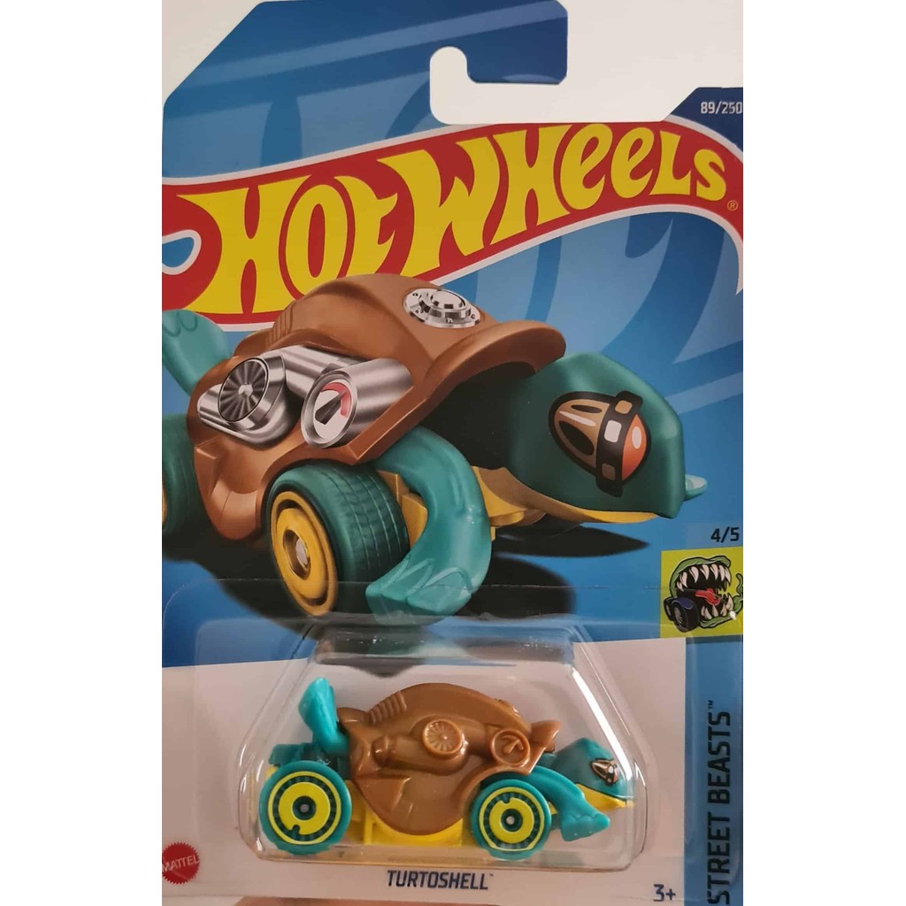 Hot Wheels Street Beasts - Turtoshell Marrom | Shopee Brasil