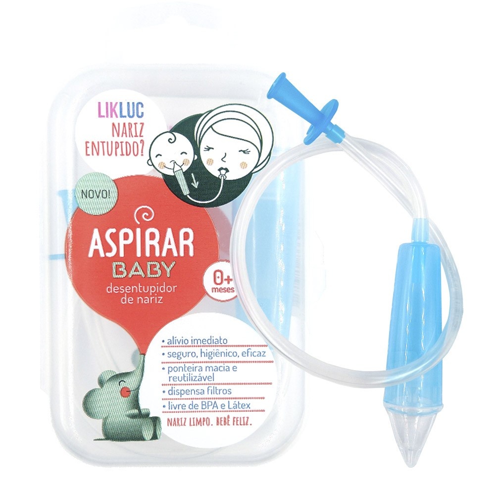 Aspirador Nasal Para Bebês Aspirar Baby Likluc Nariz Aspirador Bebê | Shopee Brasil