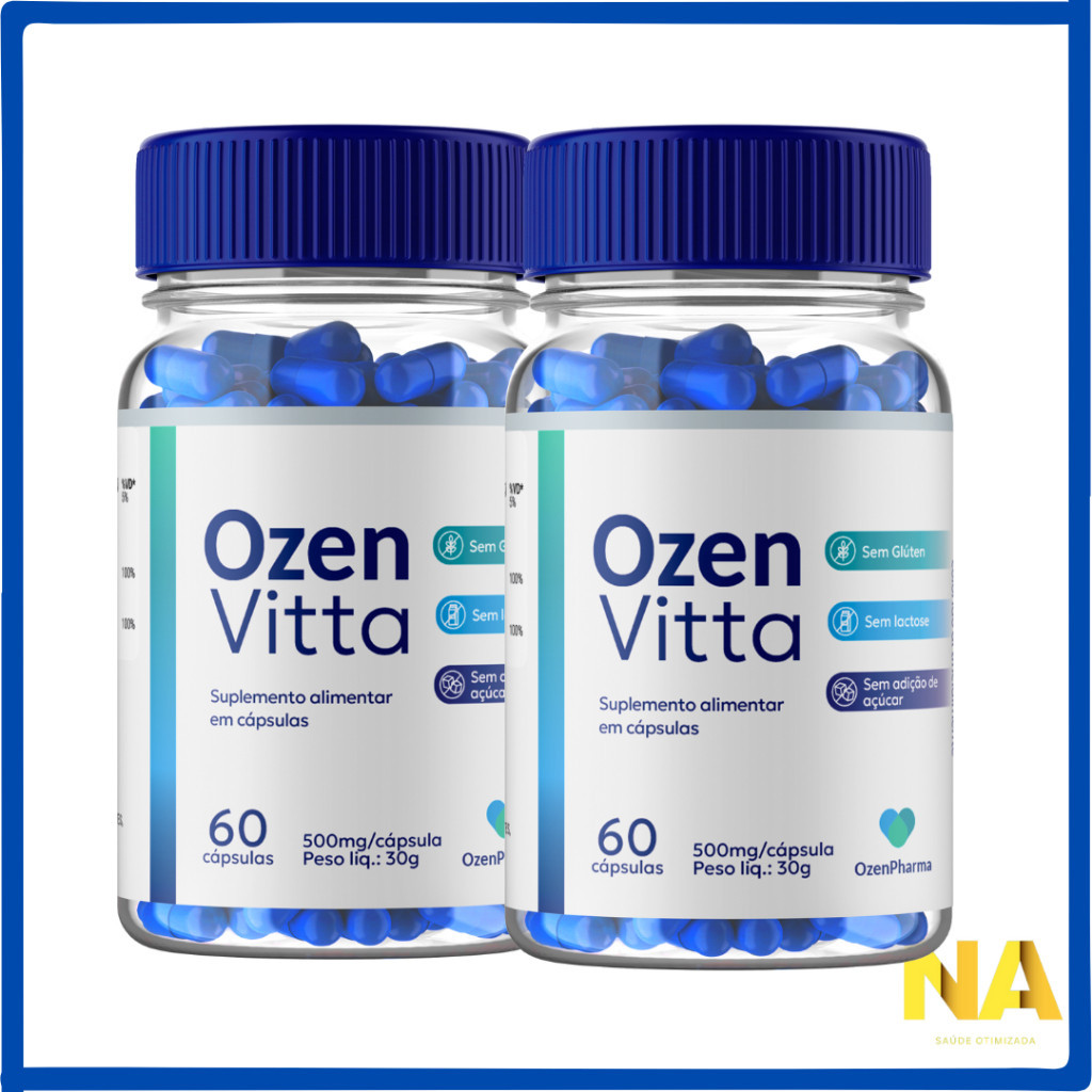 2X Ozen Vitta 120 Capsulas Original - Ewagrecedor Ozenvitta | Shopee Brasil