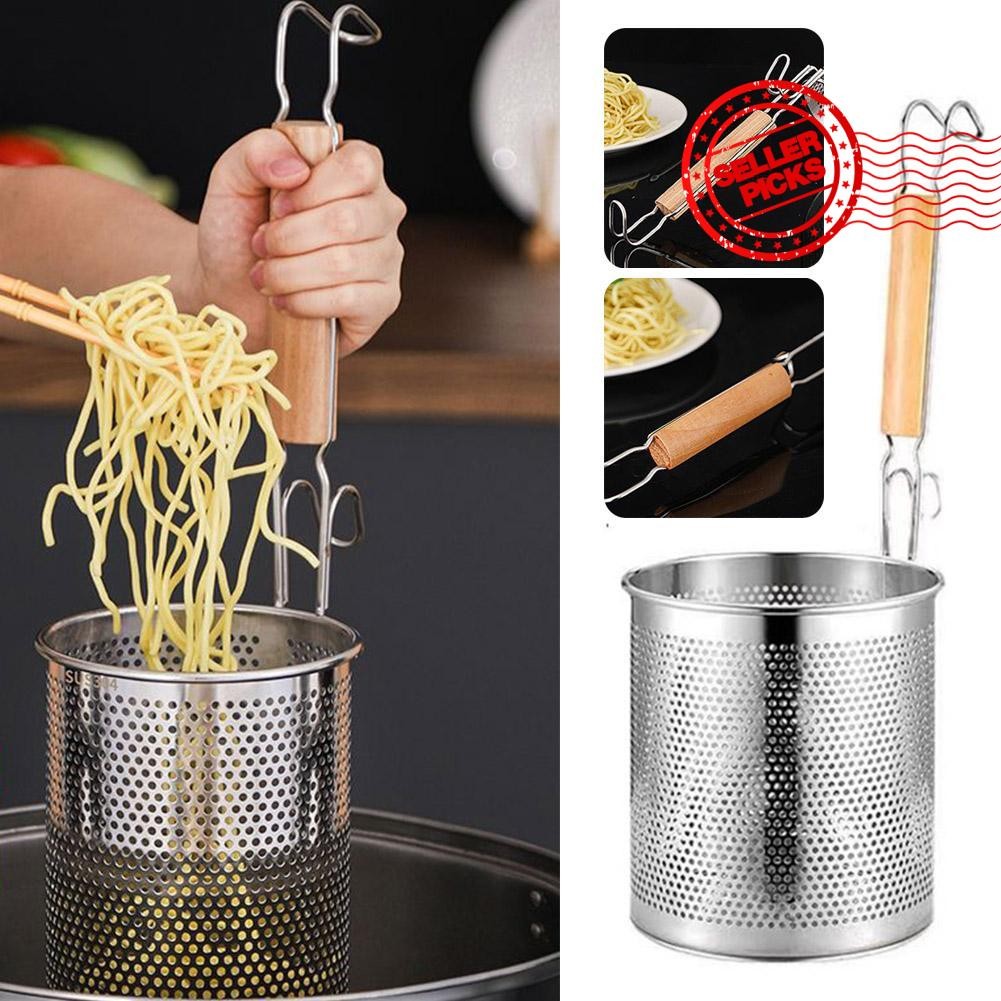 Coador De Macarrão-Malha De Aço Inoxidável Skimmer Colher De Cozinha ...