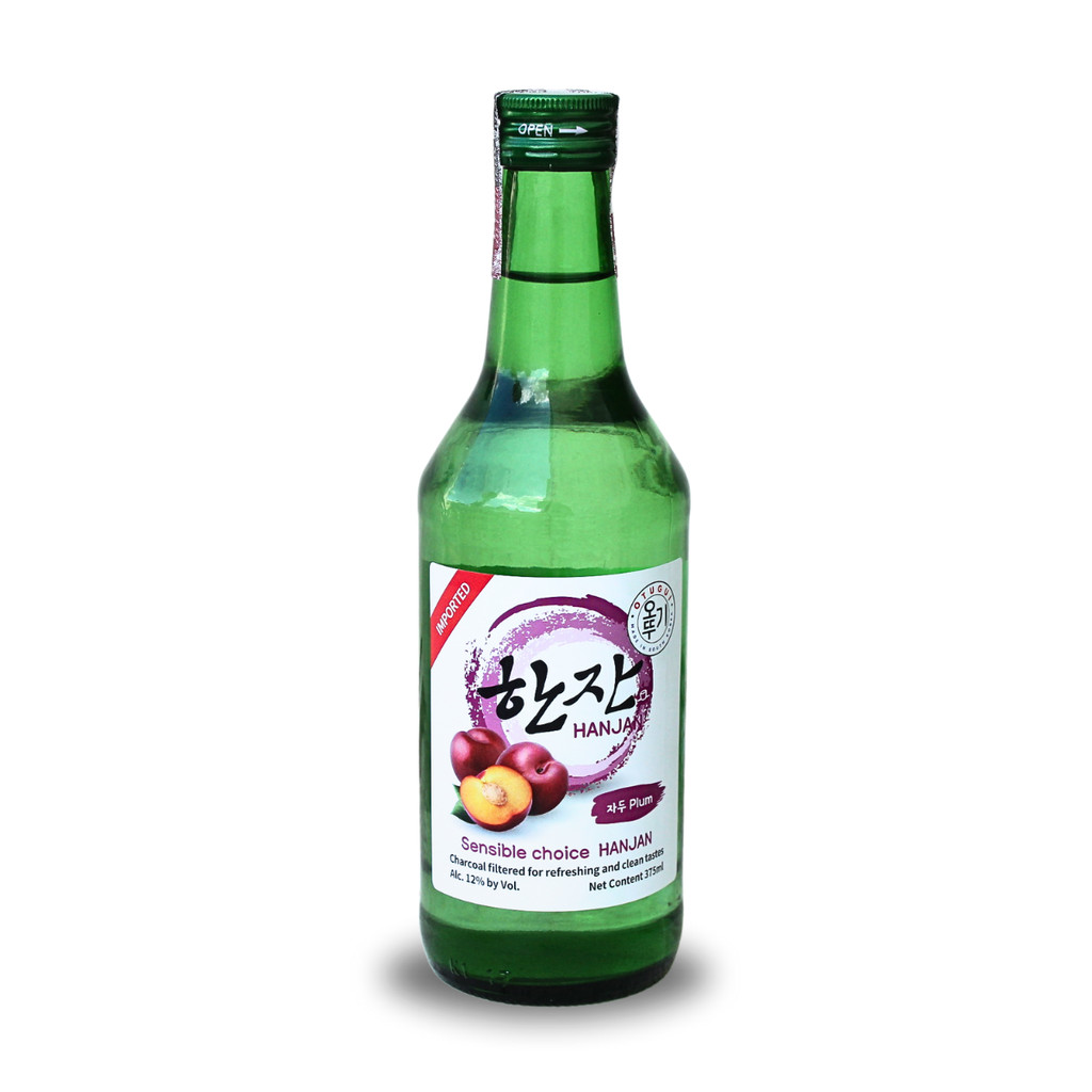 BEBIDA COREANA HANJAN SOJU AMEIXA 12,0% GARRAFA 375ML | Shopee Brasil