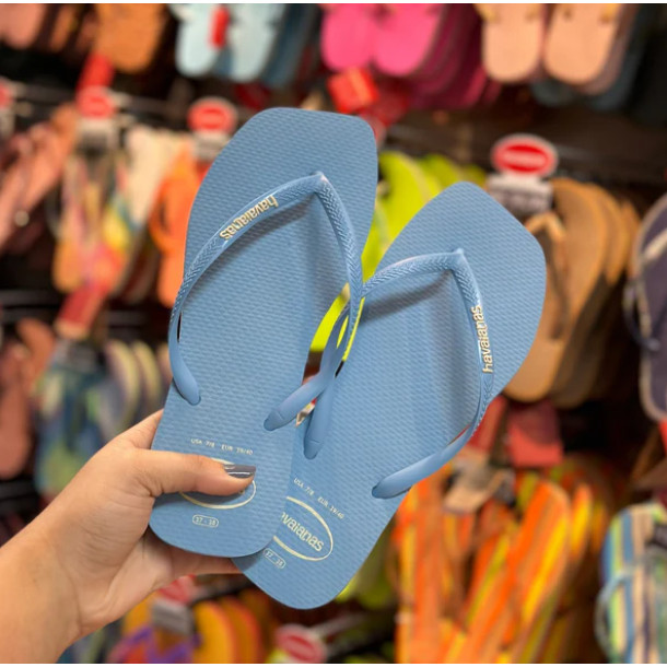 Havaianas Slim Square Logo Pop Up | Shopee Brasil