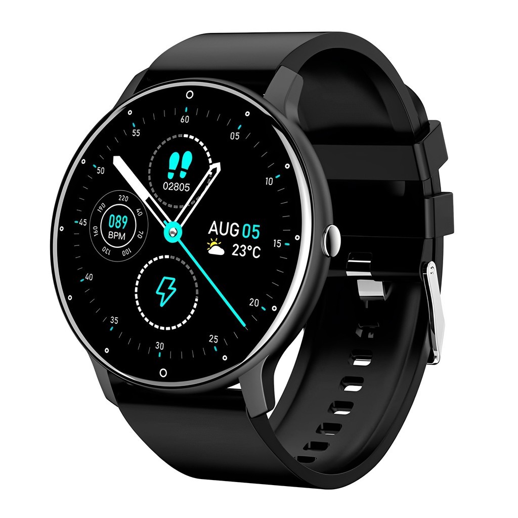 Relógio Smartwatch Zwear Zw02d Tela Ips 1.28 pol. Preto | Shopee Brasil
