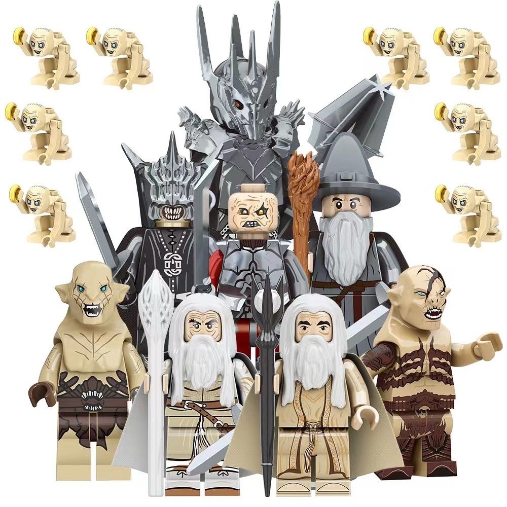 The Lord of the Rings Action Figures Gothmog Mouth of Sauron Bolg Azog ...