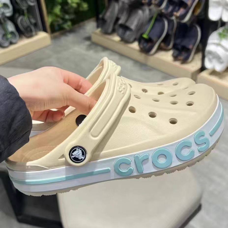 Crocs Crocs buraco sapatos Beya homens mulheres sapatos de praia ao ar ...