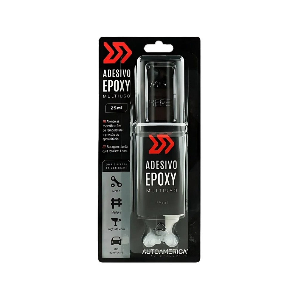 Adesivo Epoxy Cola Titânio Multiuso Autoamerica 25 Ml | Shopee Brasil