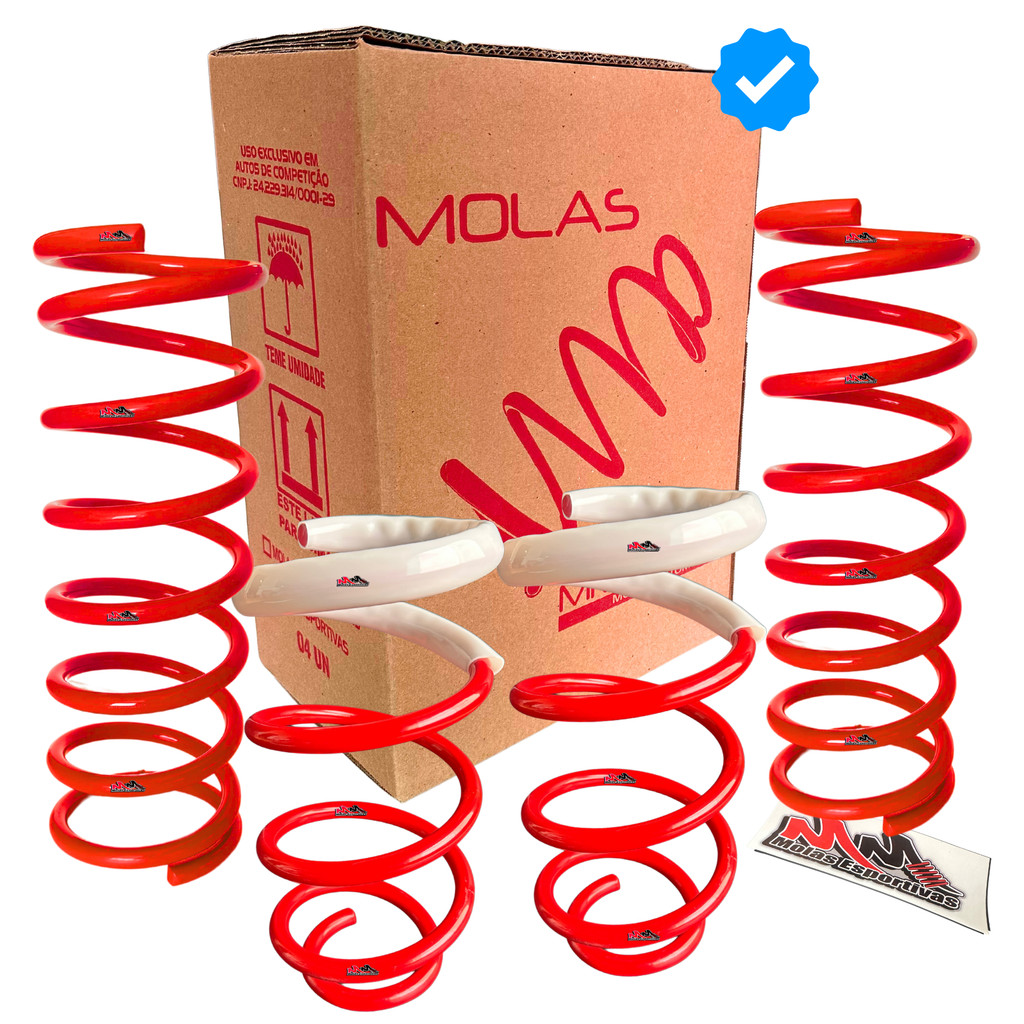 Kit Mola Esportiva Renault Sandero / Logan Até 2013 Mm Molas | Shopee ...
