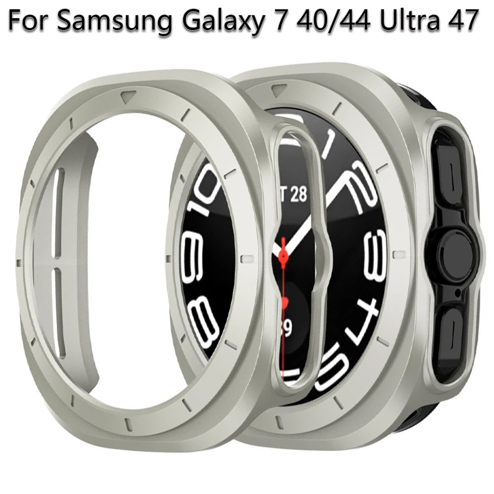 Capa TPU Matte Watch Case Para Relógio Samsung Galaxy 7 Ultra 47mm Macia 44mm 40mm Acessórios ...