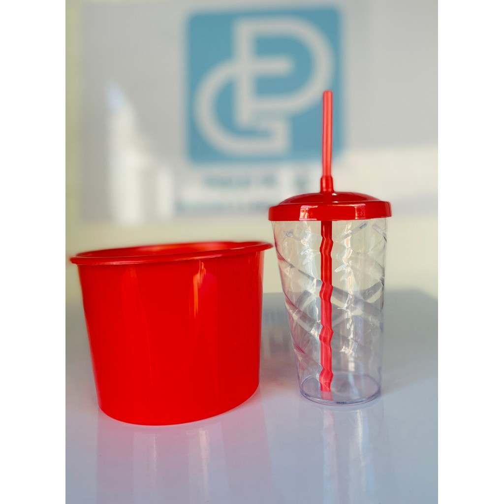 Cineminha 20 Balde 1.5 Litros + 20 Copos Twister 500 ML | Shopee Brasil