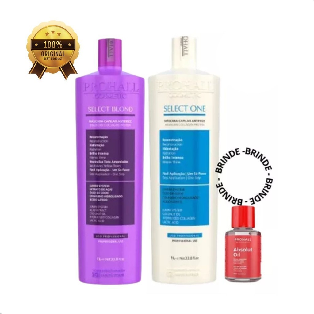 Escova Progressiva Sem Formol Select One + Select Blond 1l | Shopee Brasil Escova Progressiva Sem Formol Select One + Select Blond 1l | Shopee Brasil