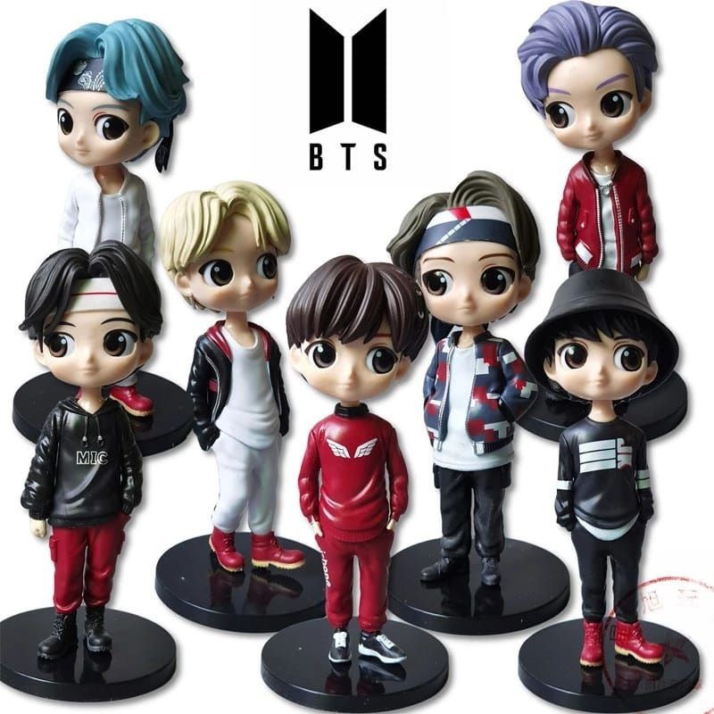7 BONECOS TOY BTS (COLEÇÃO/KIT 7PCS DOLL) | Shopee Brasil
