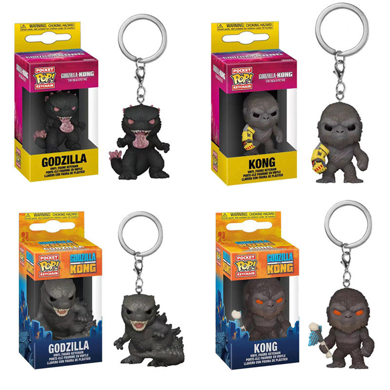 Chaveiro Funko Pop Pocket : Godzilla vs Kong-King Ação Figura ...