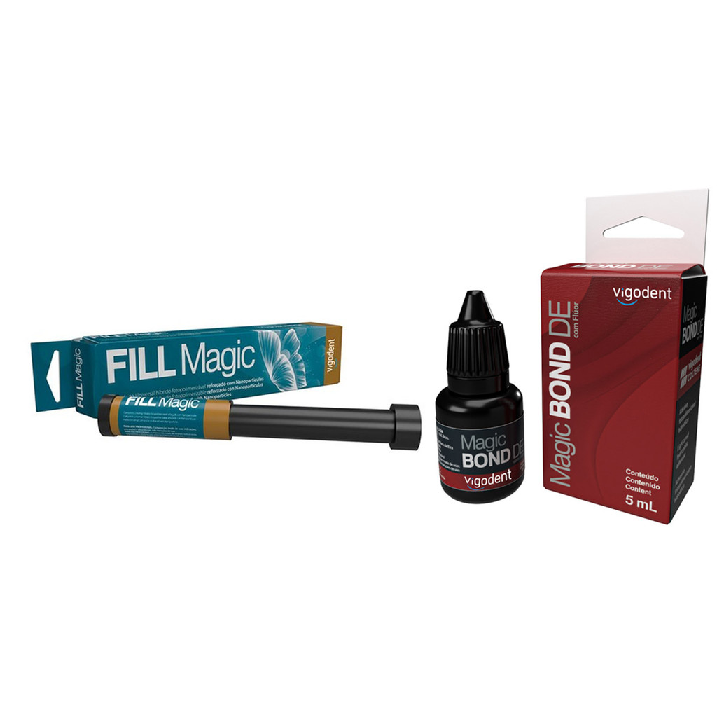 Kit Resina Fill Magic - Escolha Sua Cor + Magic Bond D/E | Shopee Brasil