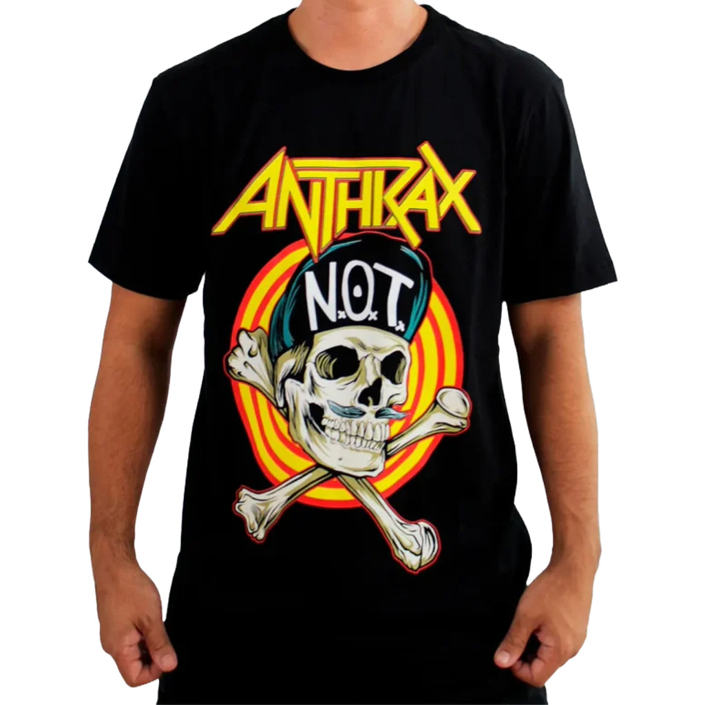 Camiseta Anthrax Not Man | Shopee Brasil