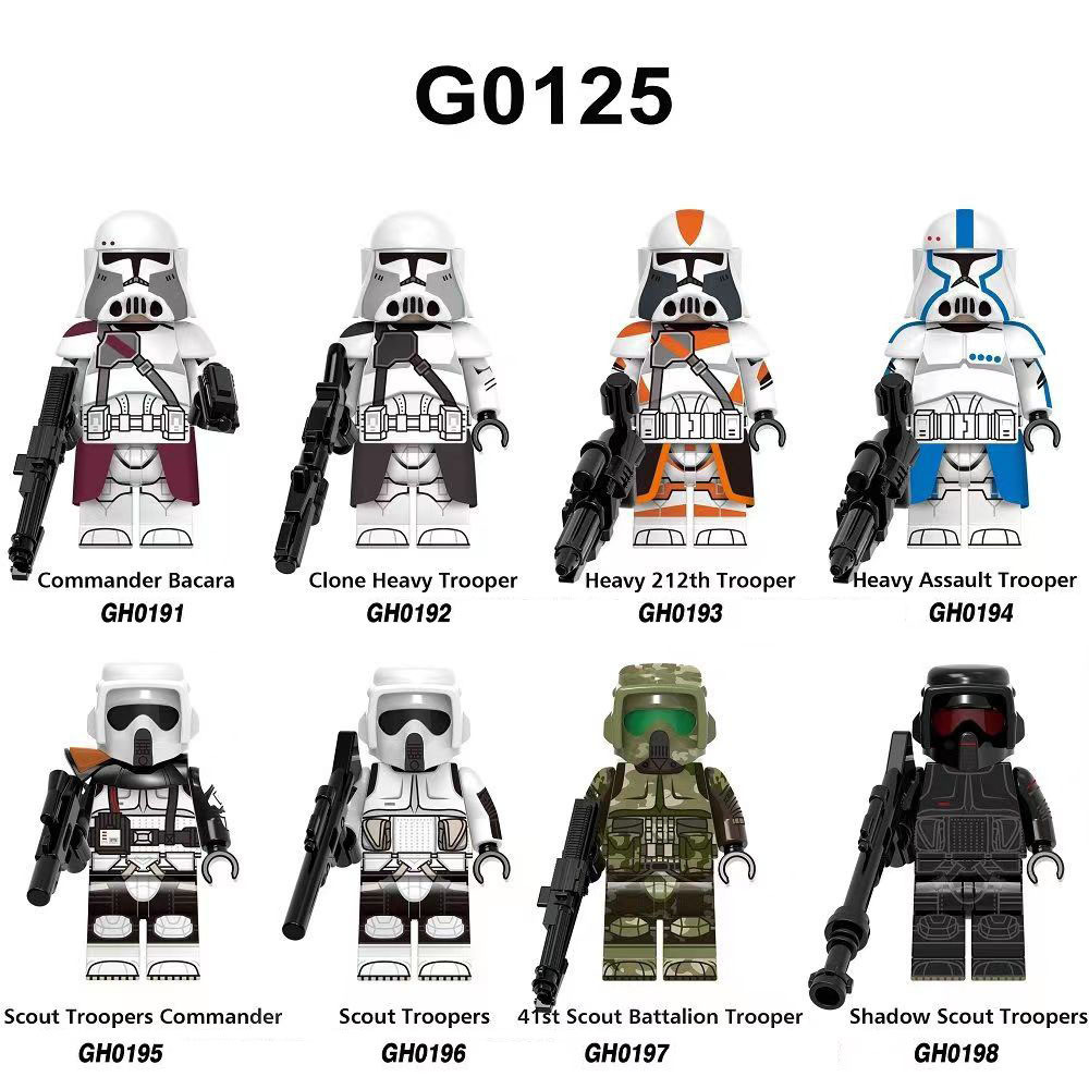 Compatível com Lego Star Wars Pesado Raiders Stormtroopers Escoteiro ...