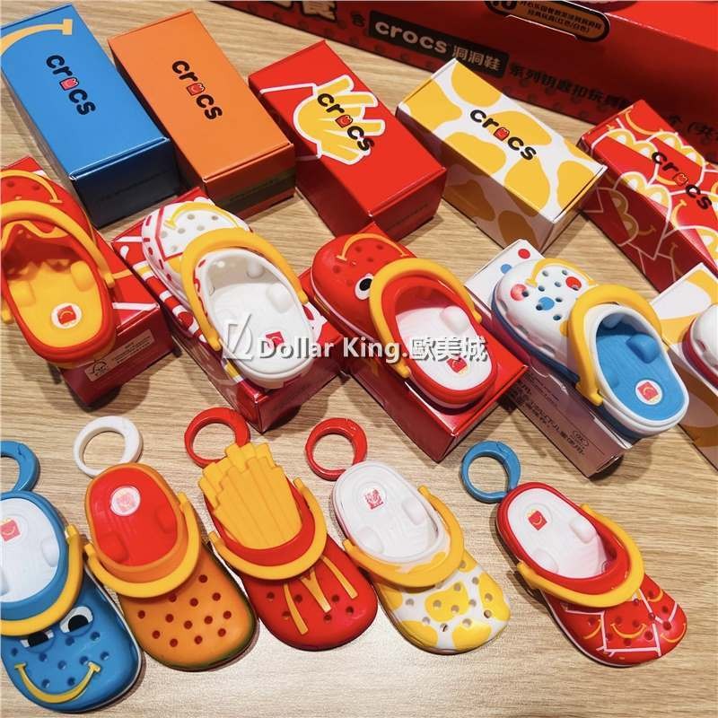 Mini Pingente Crocs McDonald's 2024 , Chaveiro Com De Chinelo , Happy ...